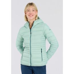 CMP Damen CMP Steppjacke mit Kapuze mit Kapuze, wasserabweisend gr&uuml;n 36