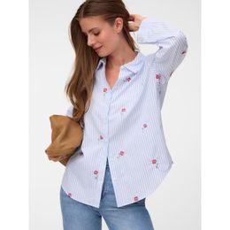 V&eacute;ro Moda Vero Moda Damen Hemdbluse &raquo;VMTIRA LS SHIRT WVN&laquo; Materialmix XS