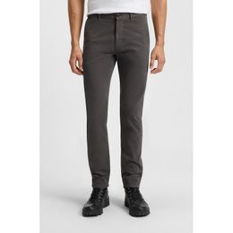 BOSS Orange Herren BOSS Orange Chinohose &raquo;Slim-fit&laquo; Aus komfortabler Stretch-Baumwolle und mit praktischen Ges&auml;&szlig;taschen grau 31, L&auml;nge 34