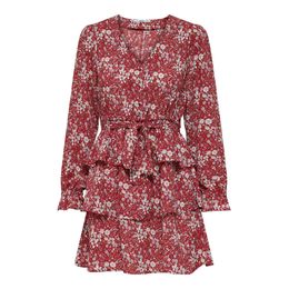 ONLY Kleid 'Alma' Damen Gr&ouml;&szlig;e 36 gelb / rot / schwarz / wei&szlig; Sommerkleid