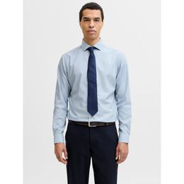 Jack & Jones Jack & Jones Herren Langarmhemd &raquo;JPRBLAPARKER Slim Fit Hemd, atmungsaktiv, ideal f&uuml;r den Alltag&laquo; Baumwolle, slim fit blau L, N-Gr