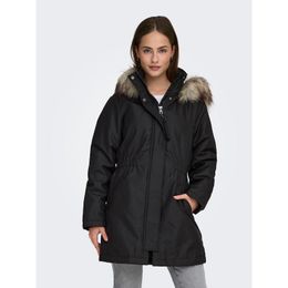 Only Damen Only Parka &raquo;ONLMATHILDA WINTER FUR PARKA OTW&laquo; mit Kapuze schwarz M