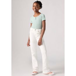 Levi's Kids M&auml;dchen Levi's Kids Bootcut-Jeans &raquo;LVG 726 HIGH RISE FLARE JEANS&laquo; for GIRLS wei&szlig; 4 (104), N-Gr