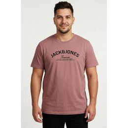 Jack & Jones PlusSize Jack & Jones Plussize Herren Jack & Jones PlusSize T-Shirt &raquo;JPRBLATOMMY SS TEE FST PLS&laquo; mit Logo Schriftzug 4XL