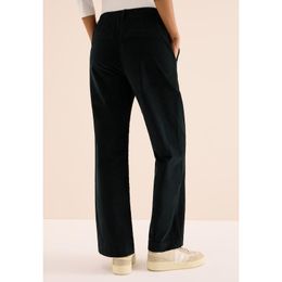 Cecil Damen Cordhose &raquo;Style Neele&laquo; Wide Leg, High Waist gr&uuml;n 34, L&auml;nge 30