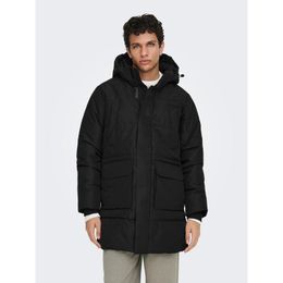 Only & Sons Only & Sons Herren ONLY & SONS Parka &raquo;ONSCAM PARKA OTW&laquo; mit Kapuze schwarz XXL