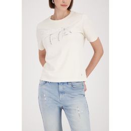monari Damen Rundhalsshirt &raquo;Shirt Schmuckschrift&laquo; mit Glitzersteinchen 44
