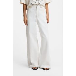 BOSS Orange Damen BOSS Orange Relax-fit-Jeans &raquo;SLOUCHY MR 2.0 Premium Damenmode&laquo; Wide Leg mit mittlerem Bund, fester Denim 26, L&auml;nge 32
