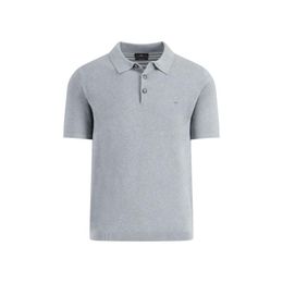 Fynch-Hatton Herren Fynch-Hatton Poloshirt mit Logo Stickerei grau 4XL