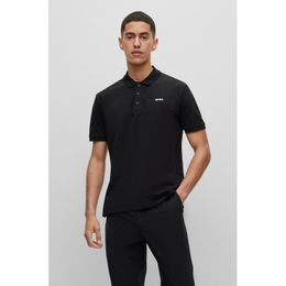 Hugo Herren Hugo Poloshirt &raquo;Donos&laquo; Regular Fit, Baumwoll-Piqu&eacute; schwarz S