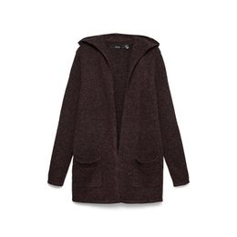 V&eacute;ro Moda Vero Moda Damen Strickjacke &raquo;VMDOFFY LS OPEN HOOD CARDIGAN GA NOOS&laquo; Materialmix, regular fit L