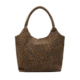 Bershka Shopper female size One size Brown / Caramel / mottled black