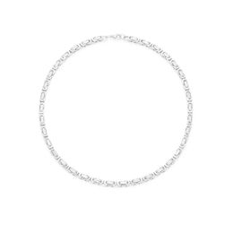 Firetti Herren K&ouml;nigskette &raquo;Schmuck Geschenk Edelstahl Halsschmuck Halskette 5,5 mm breit&laquo; silber 45, Edelstahl, B: 5,5mm