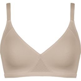 Naturana B&uuml;gelloser BH &raquo;Modern Minimizer&laquo; verstellbare Tr&auml;ger, ohne B&uuml;gel, feminin, bequem beige 90, Cup F B&uuml;gelloser BH