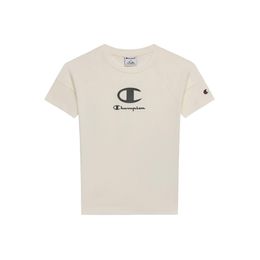 Champion T-Shirt Jungen Gr&ouml;&szlig;e 128 hellbeige / schwarz