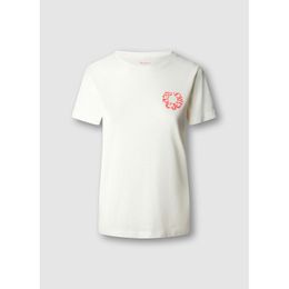 Pepe Jeans Damen T-Shirt &raquo;BECKA&laquo; aus Baumwolle, Rundhalsform wei&szlig; S
