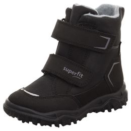 Superfit Jungen Winterstiefel &raquo;HUSKY, WMS: mittel&laquo; Snowboots mit w&auml;rmendem Textilfutter, Gr&ouml;&szlig;enschablone zum Download schwarz 28