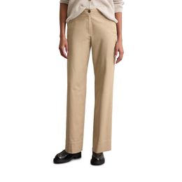 Marc O'Polo Marc O'polo Damen Marc O'Polo Chinohose &raquo;Lande&laquo; weit, aus stretchigem Organic Cotton-Twill beige 36, N-Gr