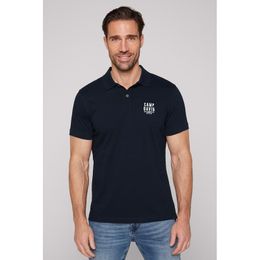 CAMP DAVID Herren CAMP DAVID Poloshirt mit kleiner Logo-Stickerei auf Brusth&ouml;he blau 3XL