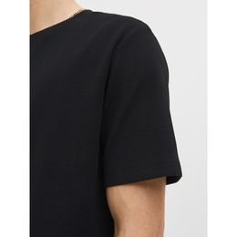 Jack & Jones PlusSize Jack & Jones Plussize Herren Jack & Jones PlusSize T-Shirt &raquo;JJEAUSTIN TEE SS NOOS PLS&laquo; mit Rundhalsausschnitt schwarz 4XL