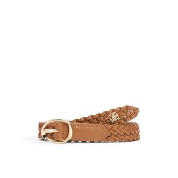 Tommy Hilfiger Damen Flechtg&uuml;rtel &raquo;TH SCULPT 2.0 WOVEN&laquo; aus echtem Leder 95
