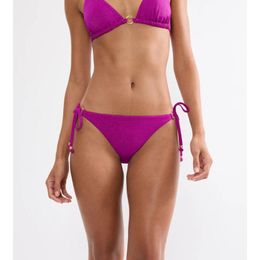 Triumph Damen Bikini-Hose &raquo;Summer Sunset Tai&laquo; weicher Lurex pink 42, N-Gr