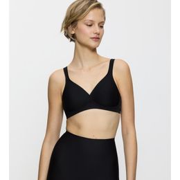 Triumph Damen B&uuml;gelloser BH &raquo;Modern Soft+Cotton N&laquo; mit dezenten Streifen schwarz 105, Cup C