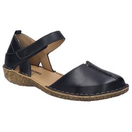 Josef Seibel Damen Riemchenballerina &raquo;ROSALIE 42&laquo; , Sandale, Spangenschuh, Komfortschuh mit Klettverschluss schwarz 45
