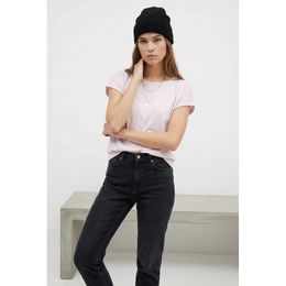 Vila Damen Rundhalsshirt &raquo;VIDREAMERS NEW PURE T-SHIRT/SU-NOOS&laquo; Baumwollmischung, regular fit rosa M