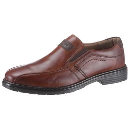 Josef Seibel Herren Slipper &raquo;Alastair&laquo; Festtagschuh, Komfortschuh mit seitlichen Stretcheinsatz braun 39