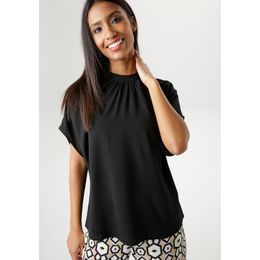 Aniston Selected Damen Aniston SELECTED Schlupfbluse in extra weiter Form schwarz 42
