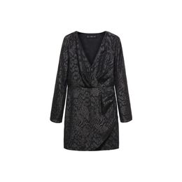 MANGO Kleid 'Glori' Damen Gr&ouml;&szlig;e 38 anthrazit / schwarz Sommerkleid
