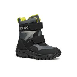 Geox Jungen Winterstiefel &raquo;J HIMALAYA BOY B ABX&laquo; Snowboots, Klettstiefel mit Warmfutter, Gr&ouml;&szlig;enschablone zum Download grau 33