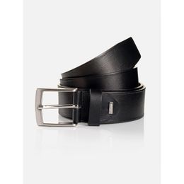 MONTI Herren MONTI Lederg&uuml;rtel &raquo;TUSTON&laquo; elegant, langlebig, gl&auml;nzend schwarz 100