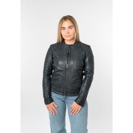 Mauritius Damen Lederjacke &raquo;MWYouvie&laquo; mit Stehkragen schwarz XL (42) Trachtenmode