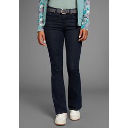 Kangaroos Damen Kangaroos Bootcut-Jeans mit ausgestellter Beinform, aus Baumwolle und Elasthan blau 34, N-Gr