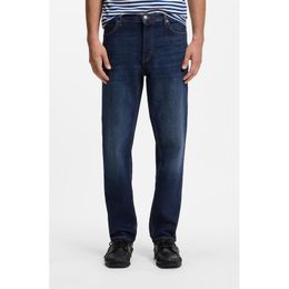 Hugo Herren Hugo Tapered-fit-Jeans &raquo;Hugo 634&laquo; aus Stretch-Denim, mit Knopfleiste 34, L&auml;nge 32