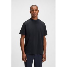 BOSS Green Herren BOSS Green T-Shirt &raquo;Tee Collar Zone&laquo; mit Logo am Ausschnitt blau XL