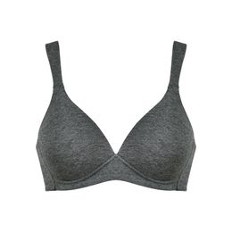 Naturana Damen B&uuml;gelloser BH grau 85, Cup C