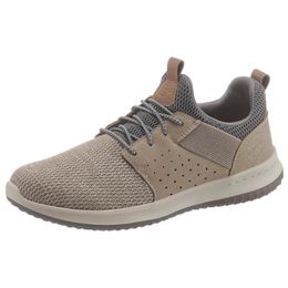 Skechers Herren Slip-On Sneaker &raquo;Delson-Camben&laquo; Slipper, Freizeitschuh mit praktischem Gummizug beige 41