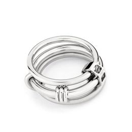 Liebeskind Berlin Damen Fingerring &raquo;Schmuck Geschenk Edelstahl The Layer-Ring&laquo; silber 58, Edelstahl, 6mm