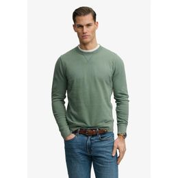 Superdry Herren Sweatshirt &raquo;CLASSIC ESSENTIAL SWEATSHIRT&laquo;, mit Rundhalsausschnitt, aus Baumwolle, Relaxed Fit, normaler Schnitt gr&uuml;n 3XL