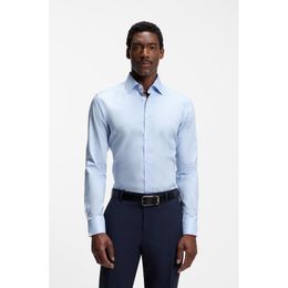 BOSS Herren BOSS Businesshemd Kentkragen, Slim Fit, b&uuml;gelleicht blau 45, N-Gr