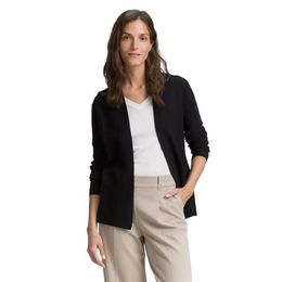 Tom Tailor Damen Tom Tailor Cardigan mit feiner Struktur schwarz XL
