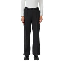 s.Oliver BLACK LABEL Damen s.Oliver BLACK LABEL Stoffhose mit elastischem Bund schwarz 46, N-Gr