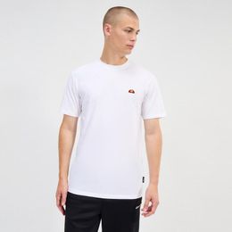 Ellesse Herren T-Shirt &raquo;CASSICA TEE&laquo; aus Baumwolle, bequemer Schnitt, f&uuml;r Erwachsene, auch in gro&szlig;en Gr&ouml;&szlig;en wei&szlig; L