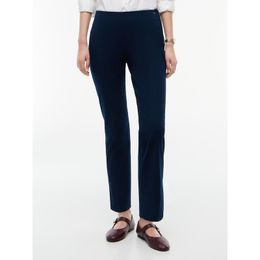 Tommy Hilfiger Damen Anzughose &raquo;GABARDINE ZIP SLIM PANT&laquo; Baumwollmischung, slim fit 46, N-Gr