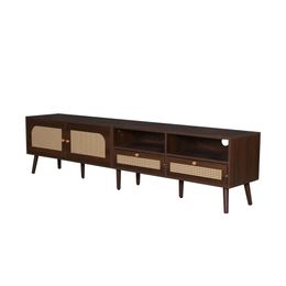M&ouml;bel Kraft Lowboard braun Ma&szlig;e (cm): B: 200 H: 49,5 &raquo; M&ouml;bel Kraft