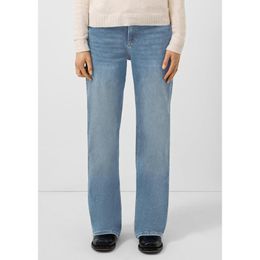 Qs Damen QS Stretch-Jeans &raquo;CATIE Wide Leg&laquo; 5-Pocket-Form 38, L&auml;nge 30