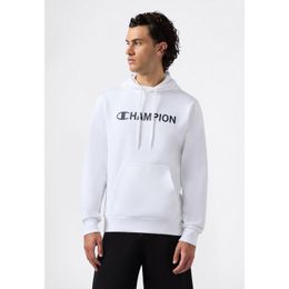 Champion Herren Kapuzensweatshirt &raquo;Graphic Hoodie&laquo;, mit Kapuze, aus Baumwolle und Polyester, in den Gr&ouml;&szlig;en S bis XXL wei&szlig; XXL (60/62)